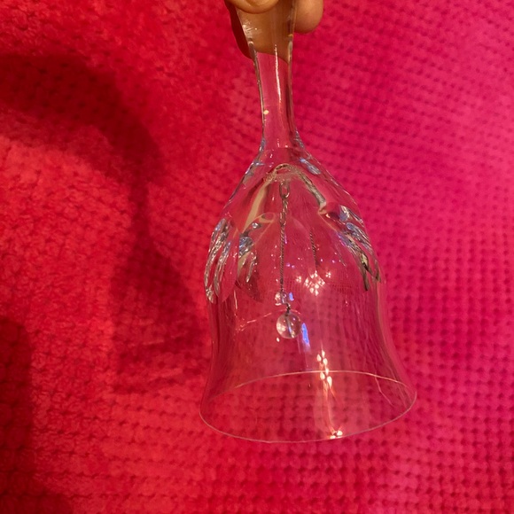 Accents | Elegant Clear Glass Bell | Poshmark